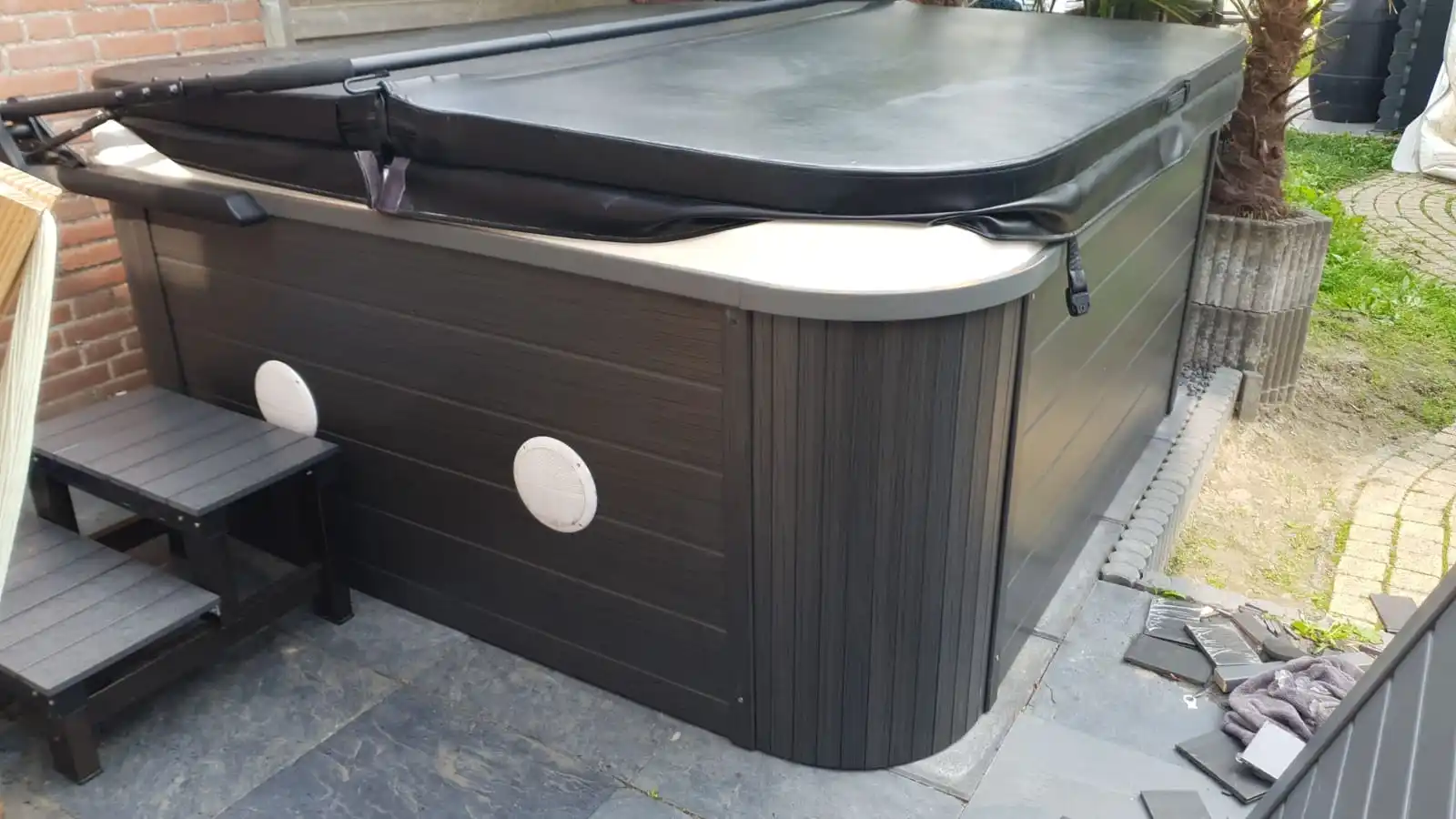 PS SPA Outdoor Hot Tub Side Skirt Panel Kit - Durable & Stylish