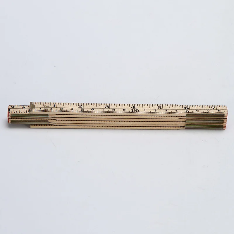 Construction Measuring Wood Folding Ruler - 2m/1m Length