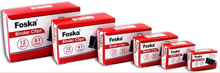 Foska Binder Clips - Durable and Versatile Office Supplies