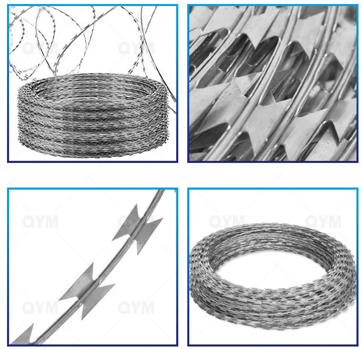 Automatic Galvanized Steel Razor Blade Barbed Wire Making Machine ...