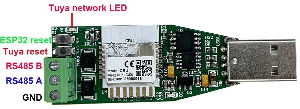 Kincony ESP32 Tuya Iot Adapter V2 for RS485 Relay Module