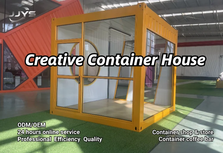 Mobile Modular Shipping Container House Office Prefab Container Coffee ...