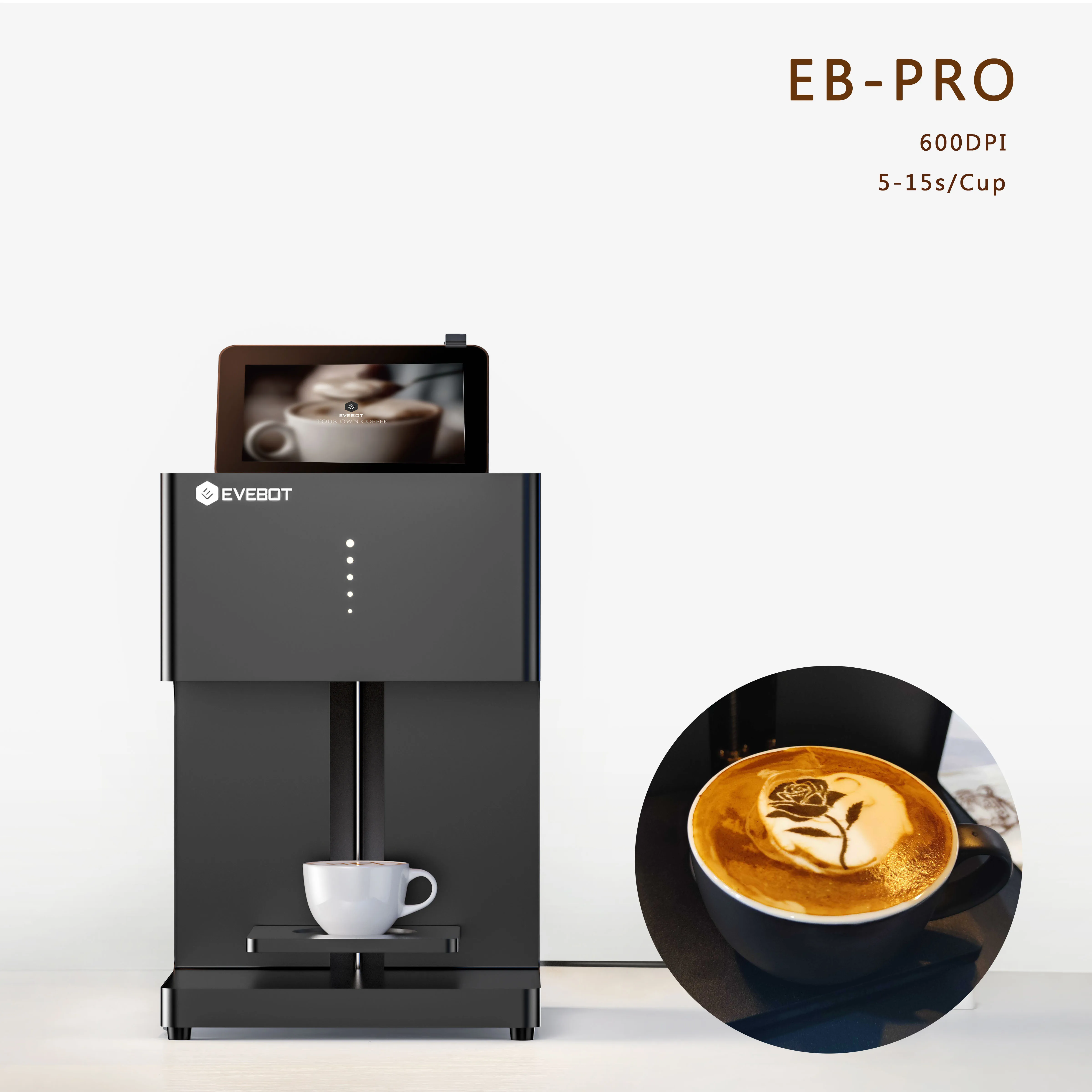 EVEBOT Eb-Pro Coffee Latte Art Machine - Elevate Your Drinks
