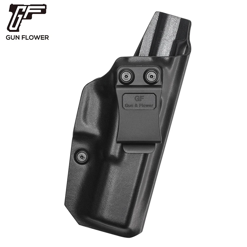 Gun&flower Iwb Concealed Carry Kydex Holster W/ Leather Outside - Buy ...