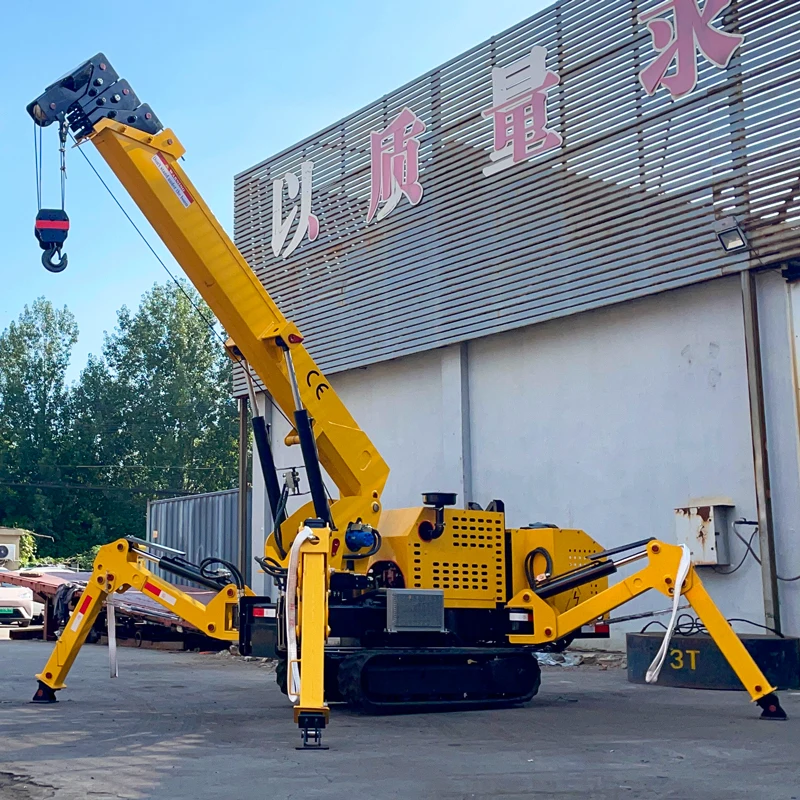Sonca mini spider crane Hydraulic Telescopic Boom mini crane machine ...