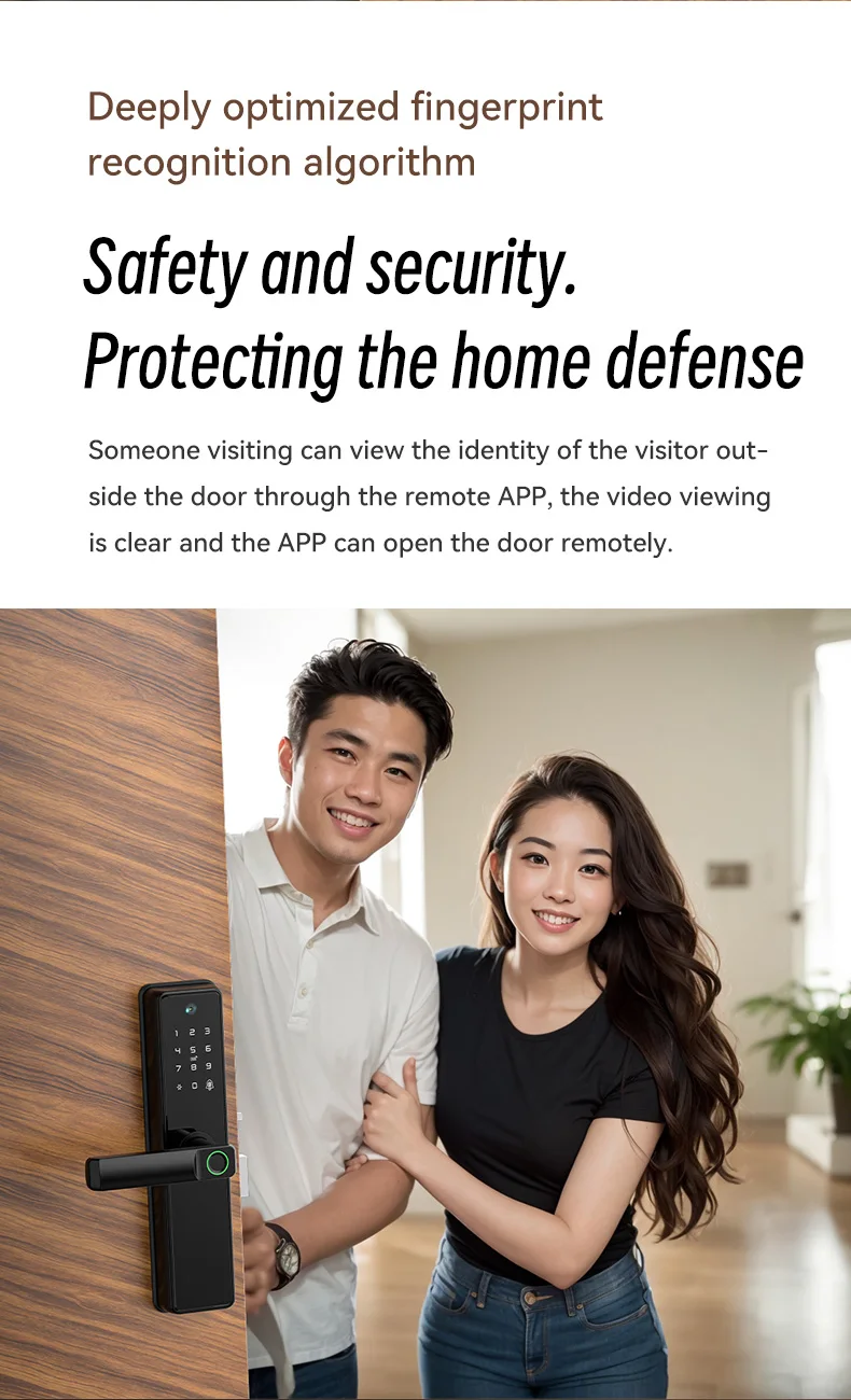 Sinovo Smart Lock: WIFI Tuya App Control, Fingerprint Keypad & Code ...