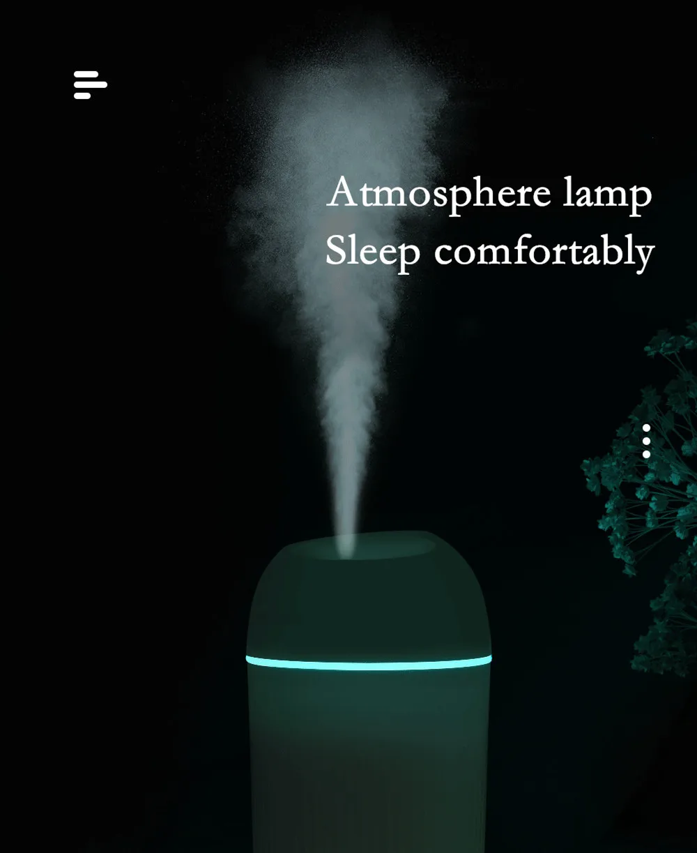 7 Color Led Cool Mist High End Electric Smart Humidifiers Atomizer ...