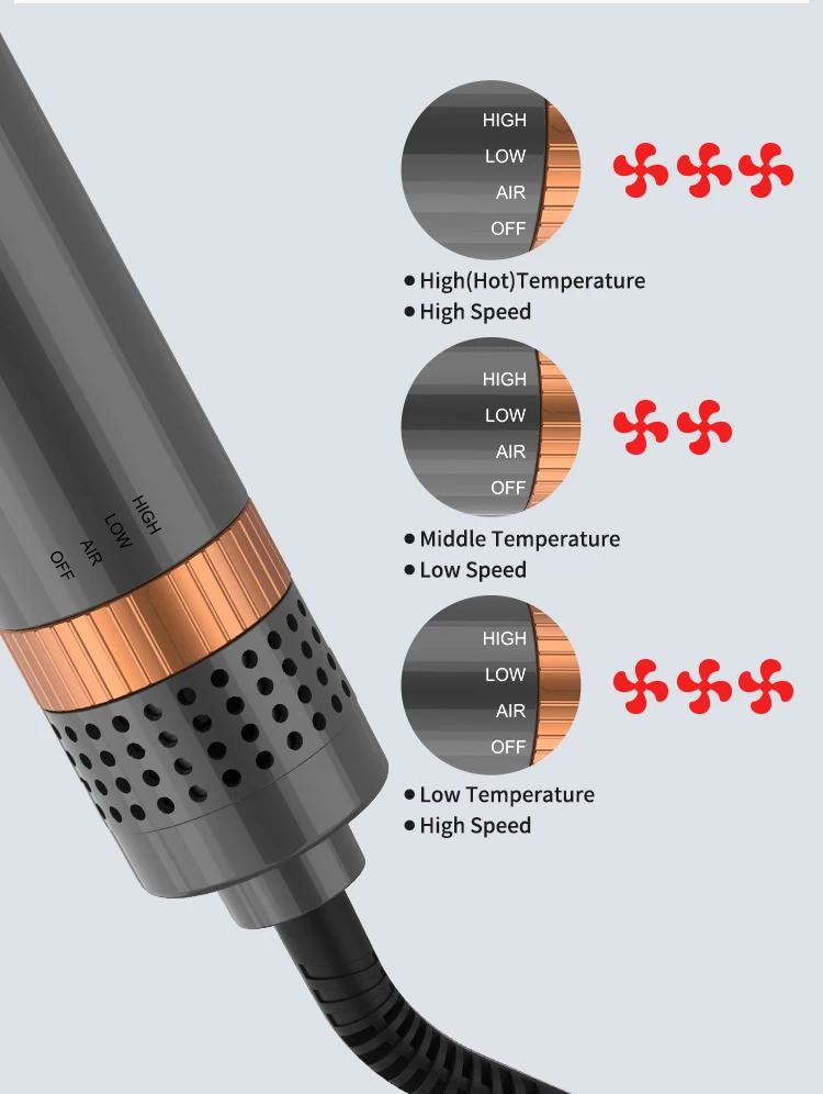 Air Styling Drying System Detachable Multi-styler Auto Curlers Comb ...