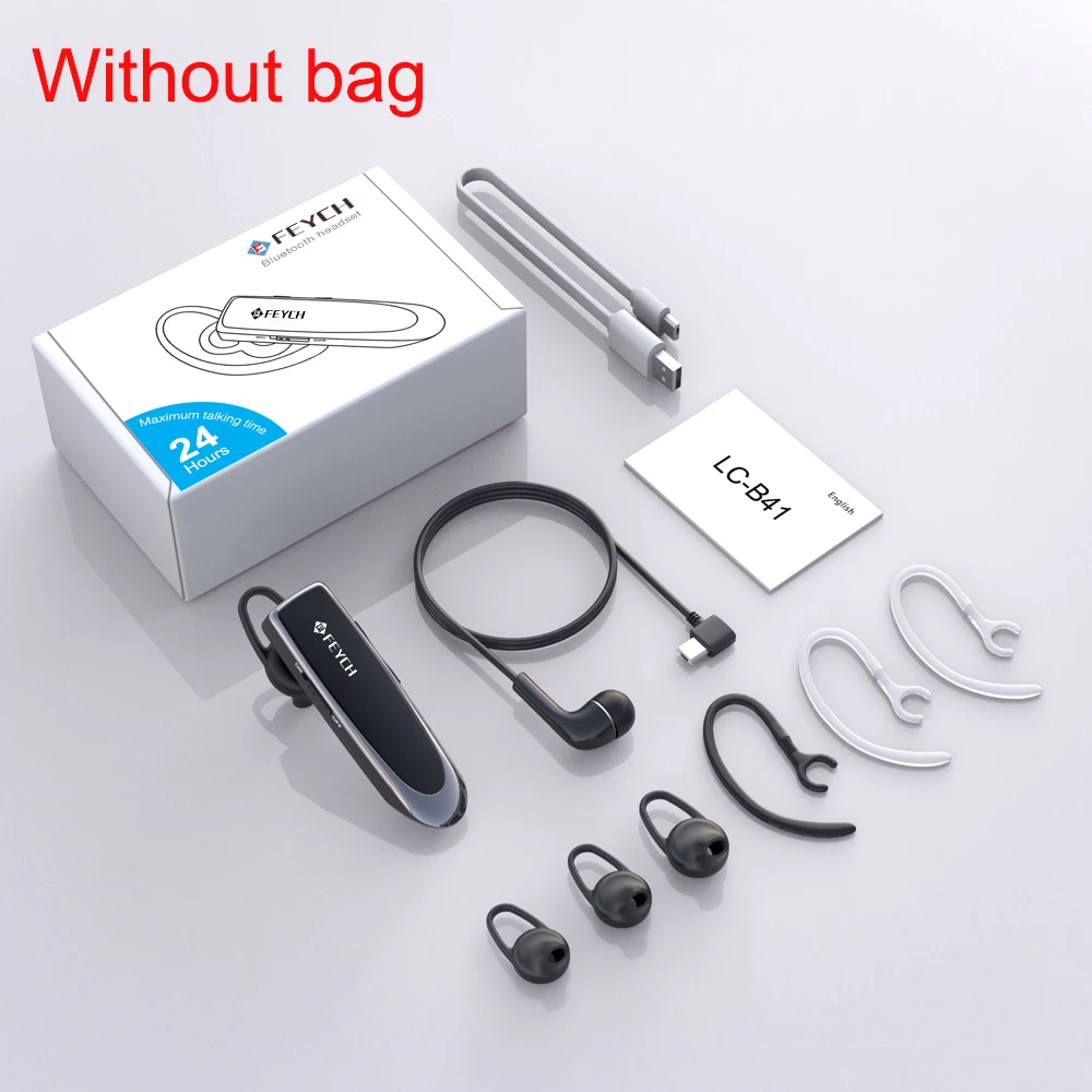 Hd Voice Hands-free Ear Hook Wireless Headphone In-ear Bluetooth ...