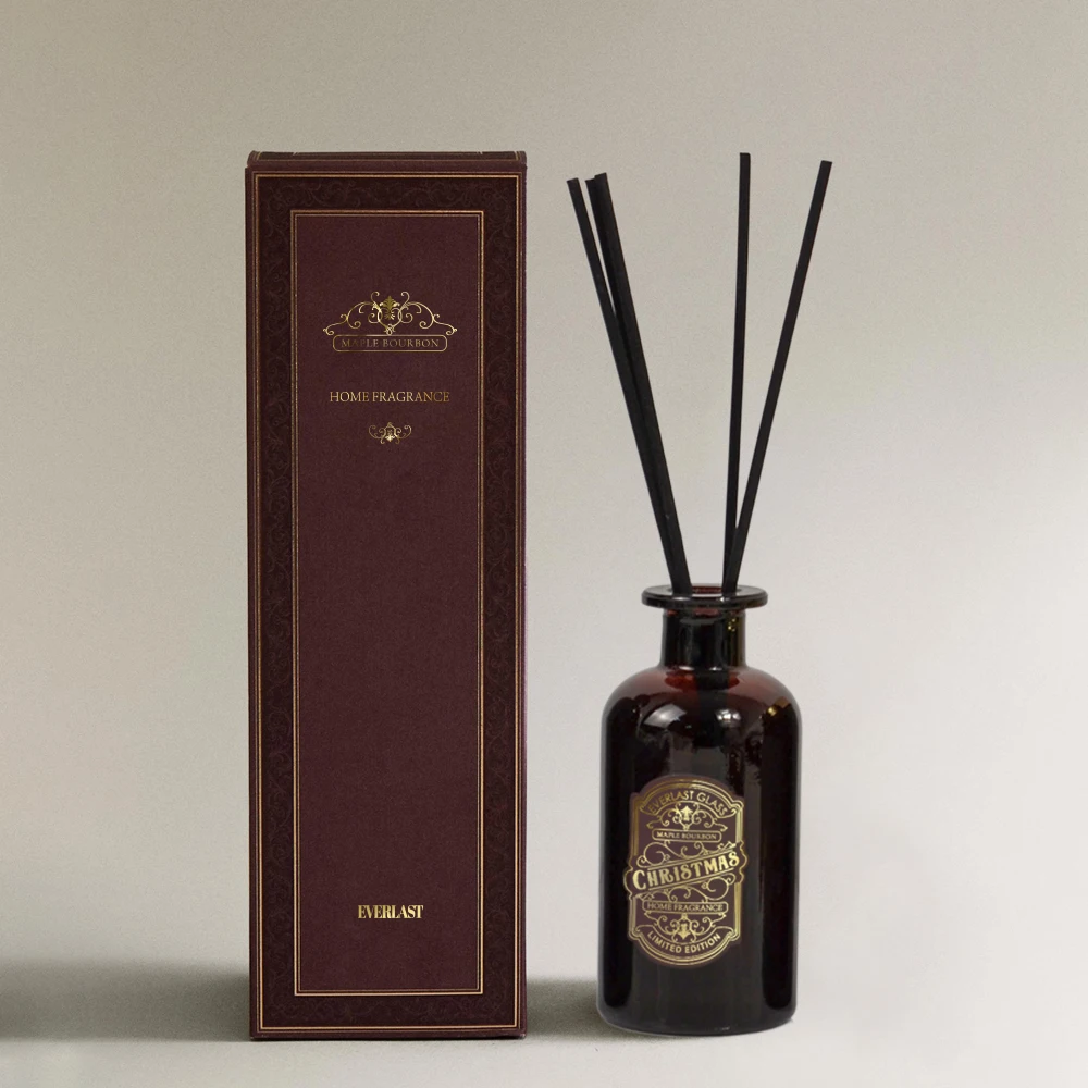 Wholesale Empty 100ml Luxury Home Fragrance Aroma Glass Reed Diffuser Bottle With Stopper And ...