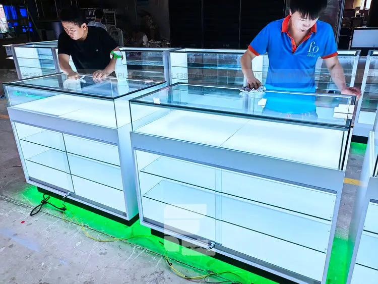 Smoke Shop Showcase Counter Cabinets - Bespoke Shopping Mall