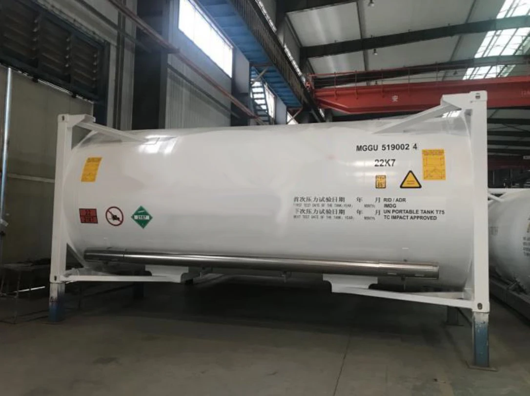 Iso Liquid Storage Tank Cryogenic Tank Container - Buy Cryogenic Tank ...