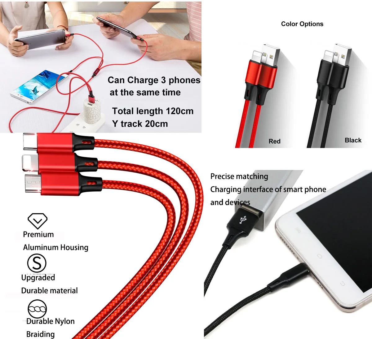 Oem Braided Cable Usb C Type-c Usb Cable Mobile Phone Stock Tinned ...
