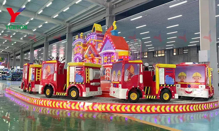 Fairground Attraction Amusement Park Equipment Manege Rides Fire ...