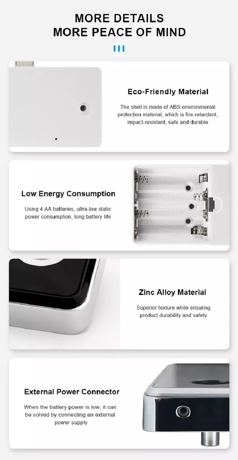 Smart TTLOCK APP Electronic Keypad Locker - Secure & Convenient