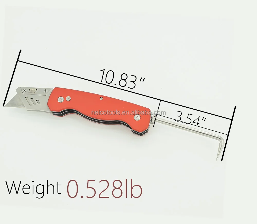 2 in 1 Seam Tester and Knife - Heavy Duty Folding Roofing Tool