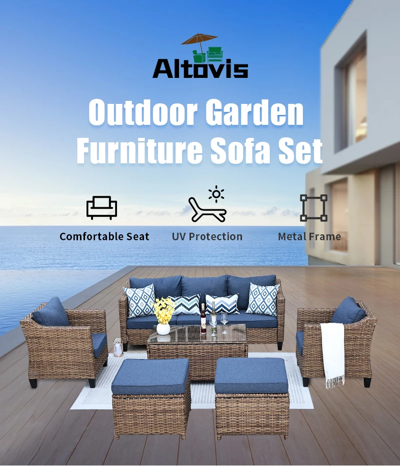 Altovis Popular Hotel Sectional Relax Sofa Outdoor Furniture All ...