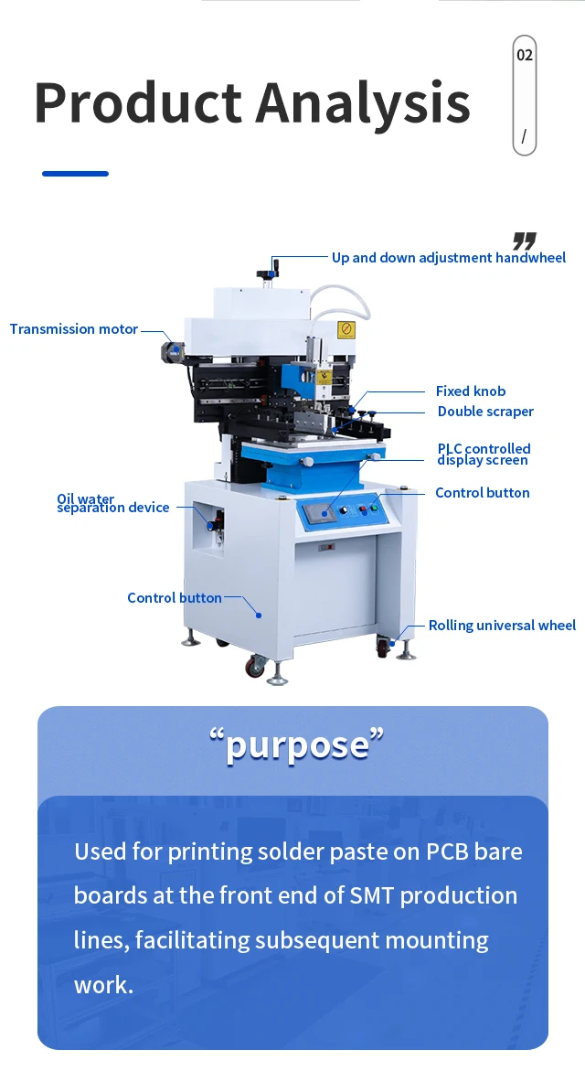 Semi-automatic Solder Paste Printing MachineSemi-automatic Pcb Stencil ...