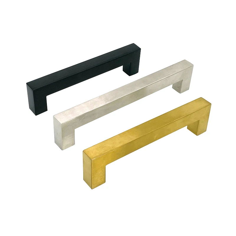 Wholesale Stainless Steel Square Tube Handle Cabinet Door Gold Drawer ...