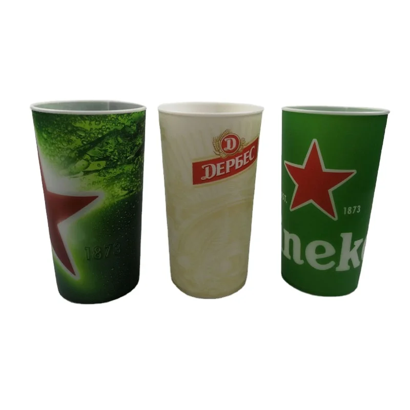 3D Lenticular Cup - IML Plastic Beer Cup by CEMA
