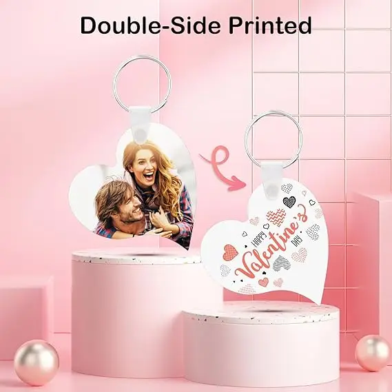 Diy Pictures Sublimation Blanks Custom Keychains For Lover's Memorial ...