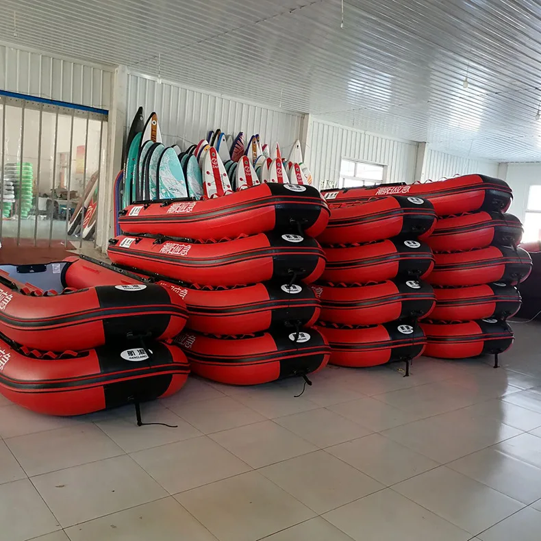10.8ft 3.3m Aluminum Floor Inflatable Pvc Fishing Boat Inflatable Boat ...