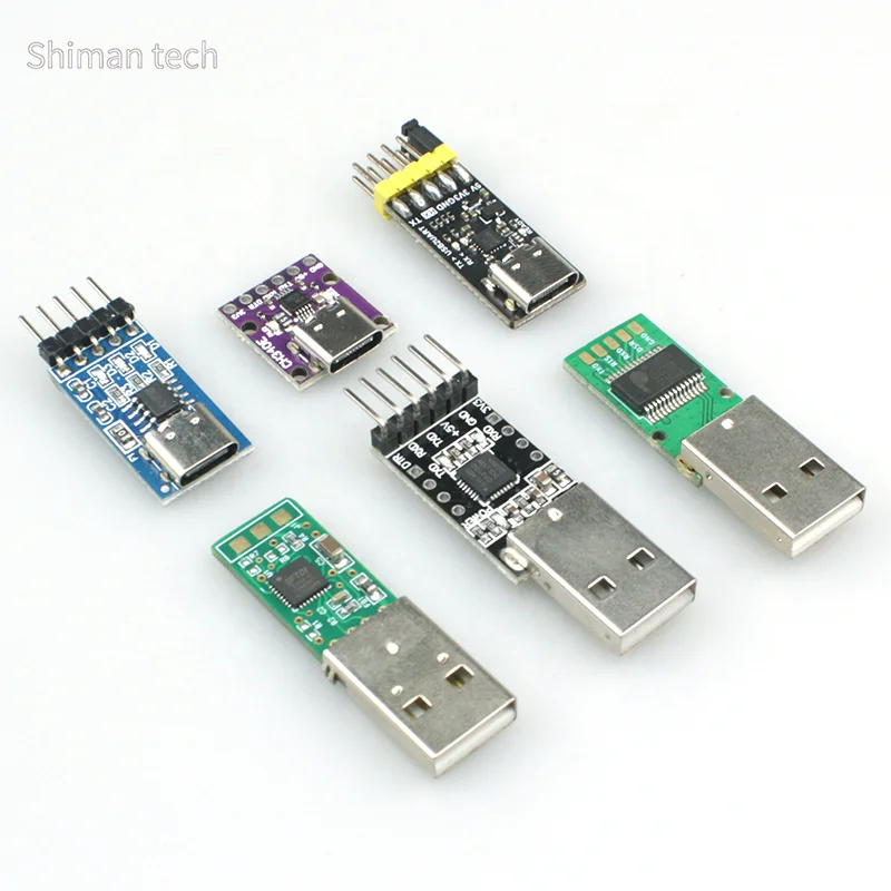 Custom Usb To Ttl Serial Converter Module Cp2102 Ch340 Ft232 Pl2303 ...