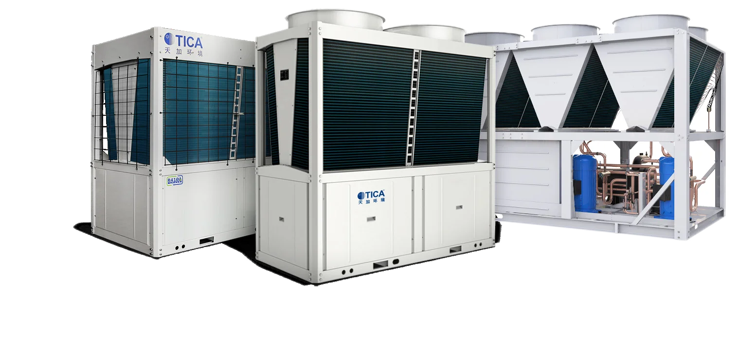 Low Ambient Temperature Air Source Heat Pump Heating Units Industrial ...