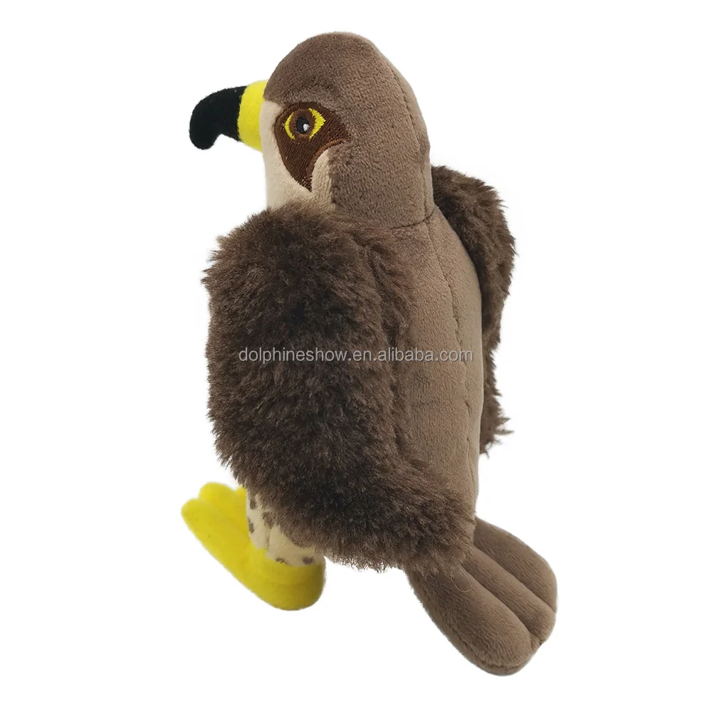 Handsome Lifelike Soft Plush Hawks Eagle Kids Toy OEM Design