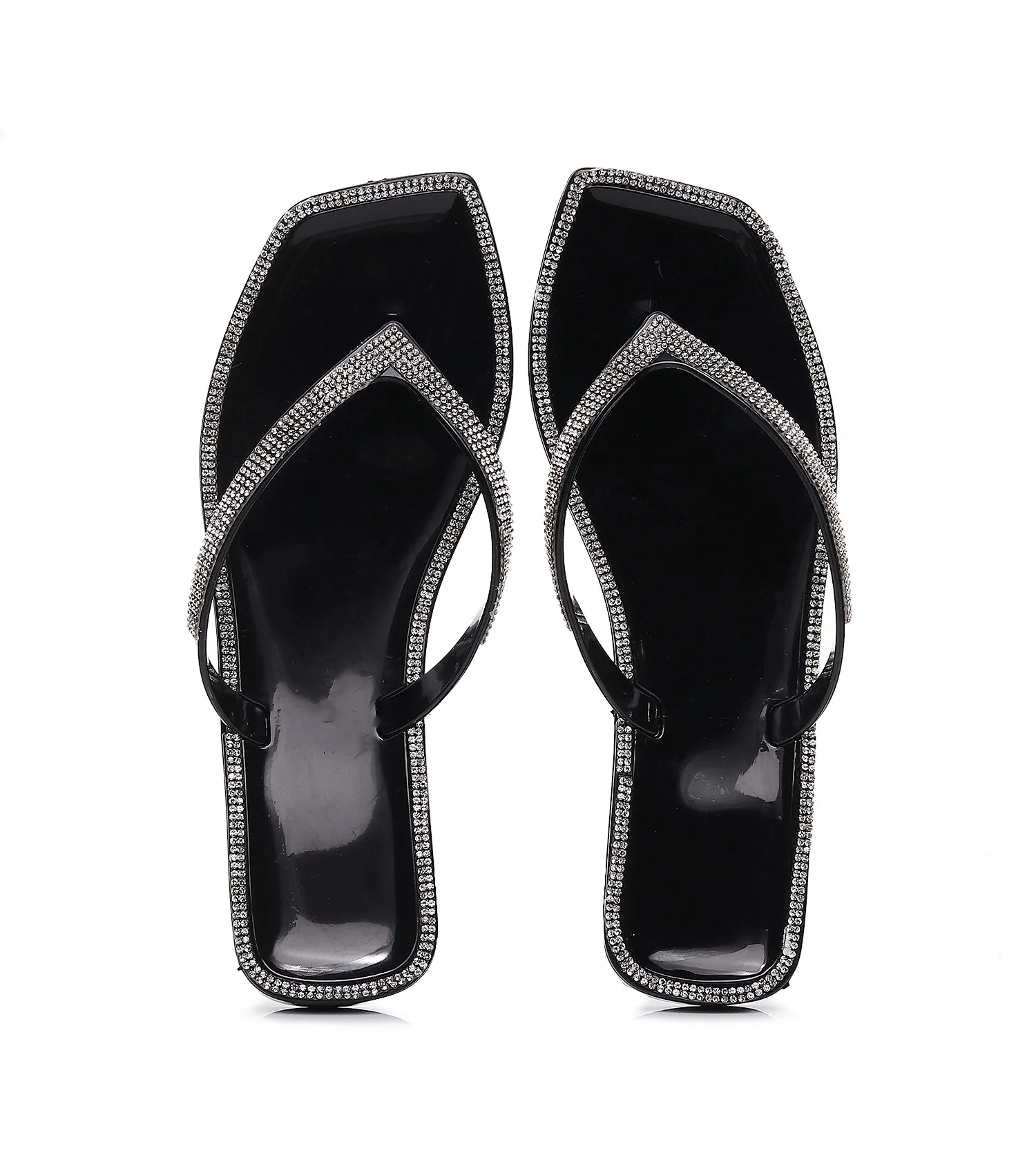 Summer Women Colorful Diamonds Crystal Shoes Slippers Lady Fashion ...