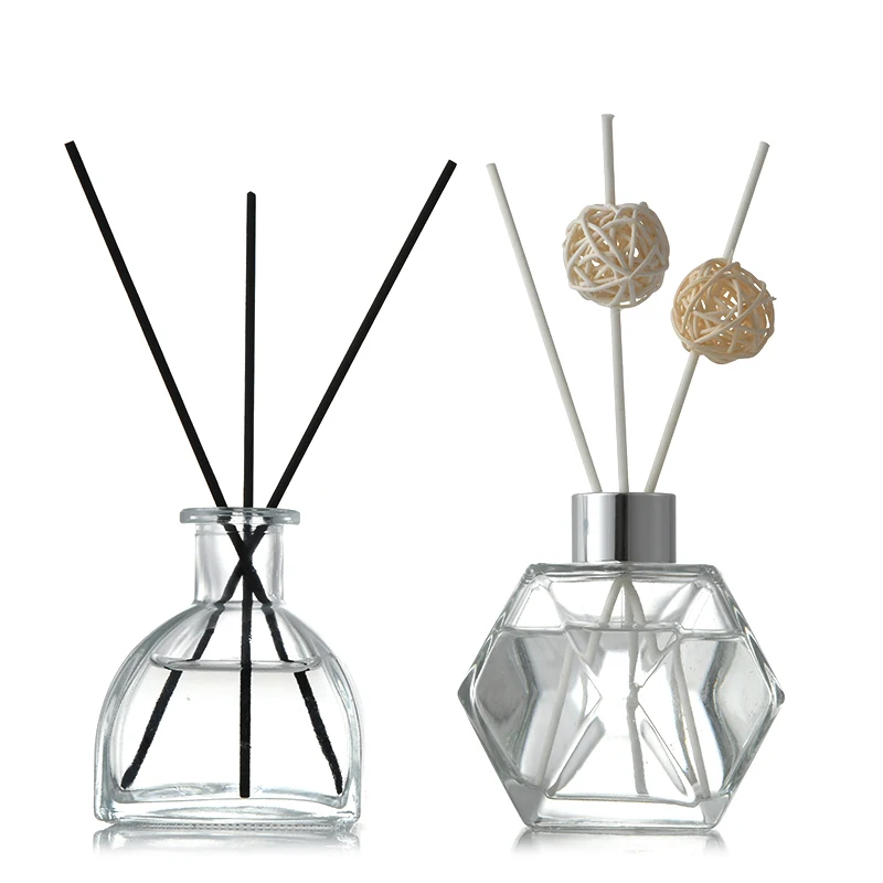 100ml Luxury Perfume Bottle Hexagonal Aromatherapy Jar Air Freshener ...