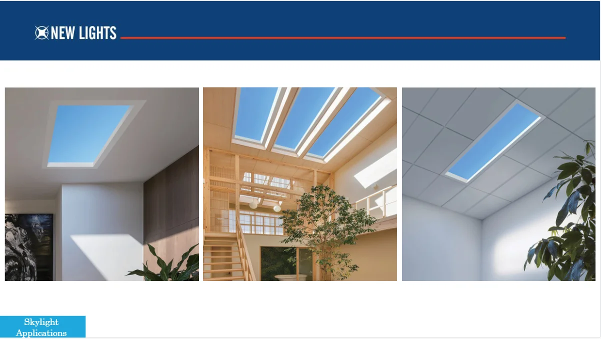 Smart Wifi Controlled Artificial LED Skylight Led Panel Blue Sky Light ...