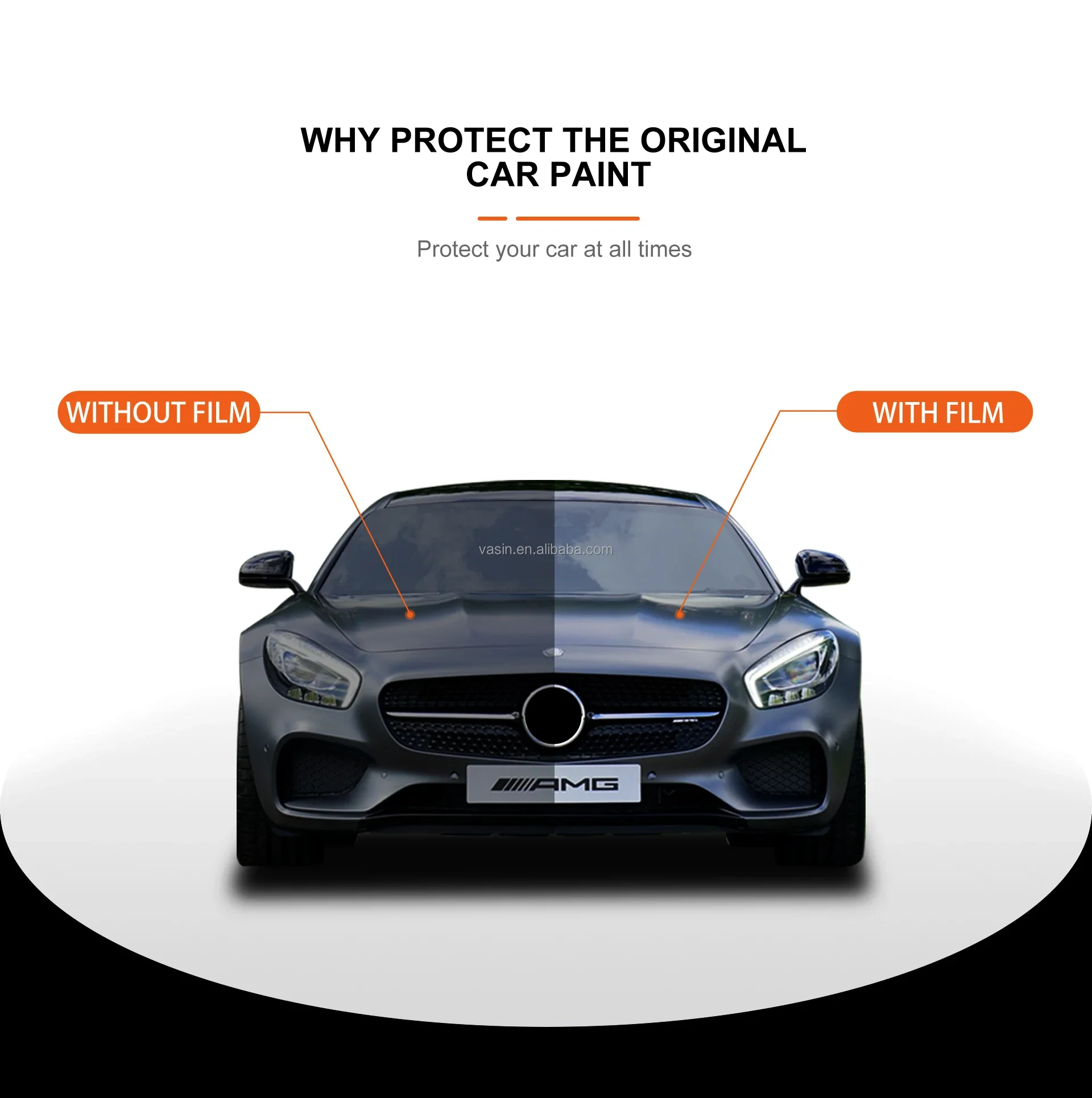 10 Years Warranty Self Healing Ppf Paint Protection Film Colored Tpu ...
