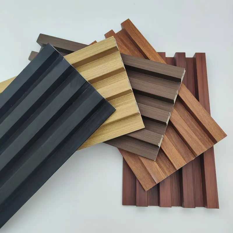 Fluted Wall Panels Wpc Pvc Cladding Boards Interior Exterior Indoor PVC ...