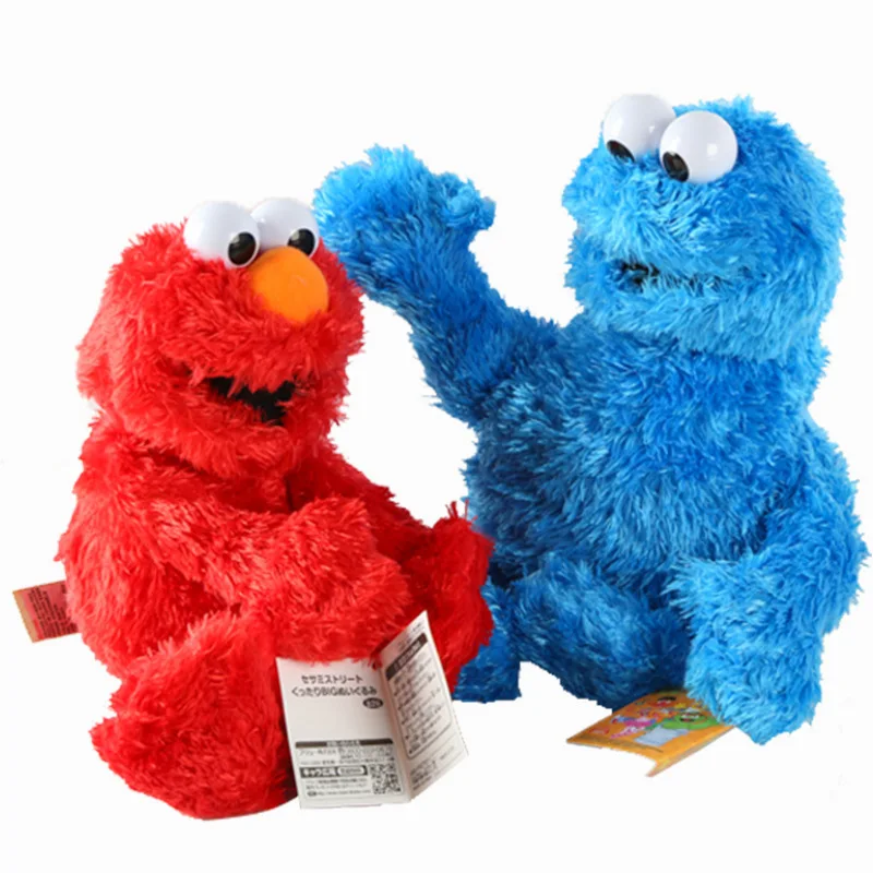 Cpc Ce Hot Sale Sesame Street Plush Toy Elmo Big Bird Cookie Monster ...