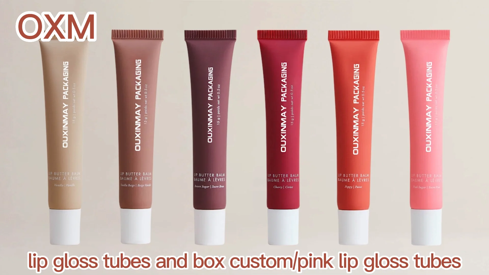 15ml Cosmetic Lip Balm Packaging 30 Ml Plastic Lipgloss Squeeze Tube ...