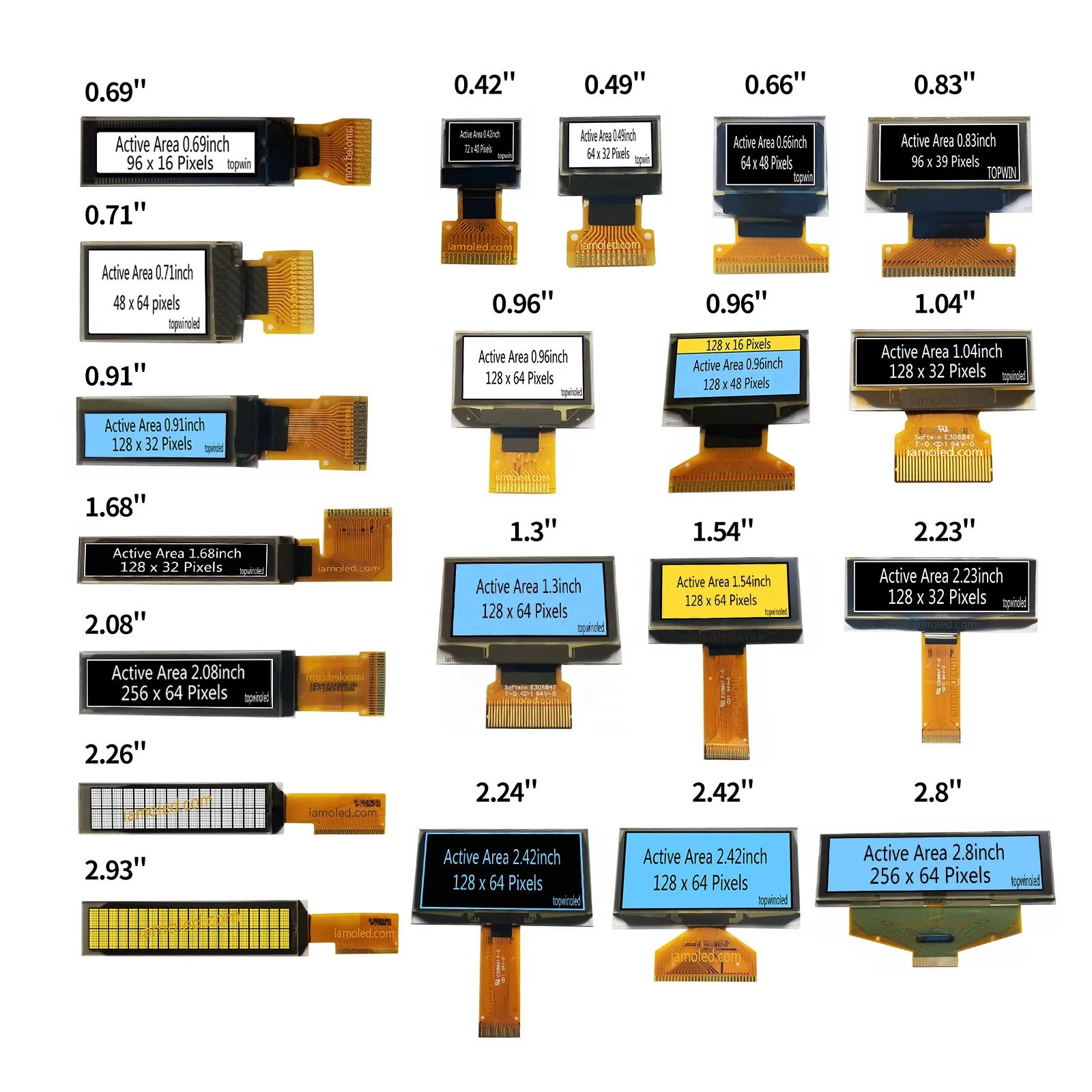 Topwin OLED Display Panels - High Quality for Wearables