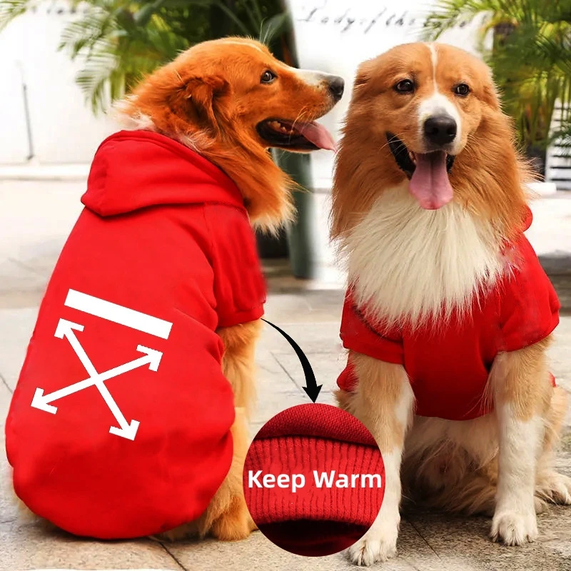Wholesale Extra Warm Dog Hoodie Winter Polyester Jacket Custom Print ...