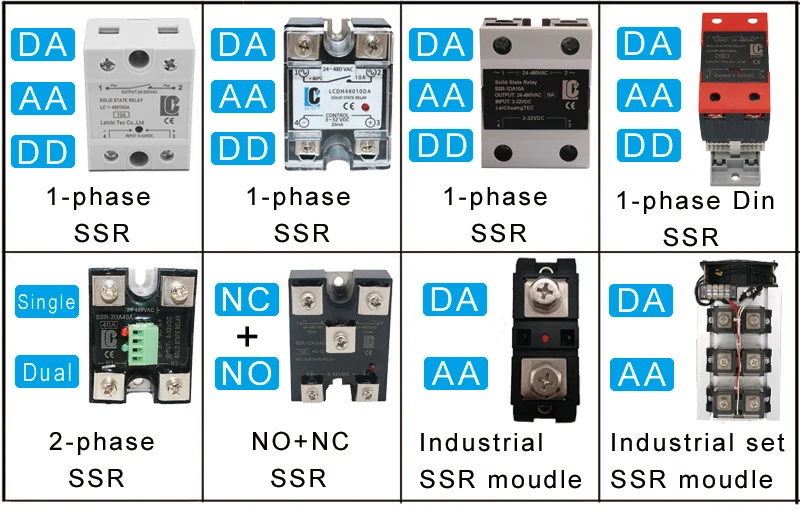 220v SSR 4-20ma,0-10v,potentiometer Control 40a Ssr 0-5vdc Voltage ...