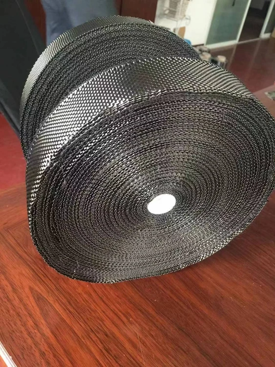 High Temperature Resistance High Strength 3k 12mm Carbon Fibre Braided ...