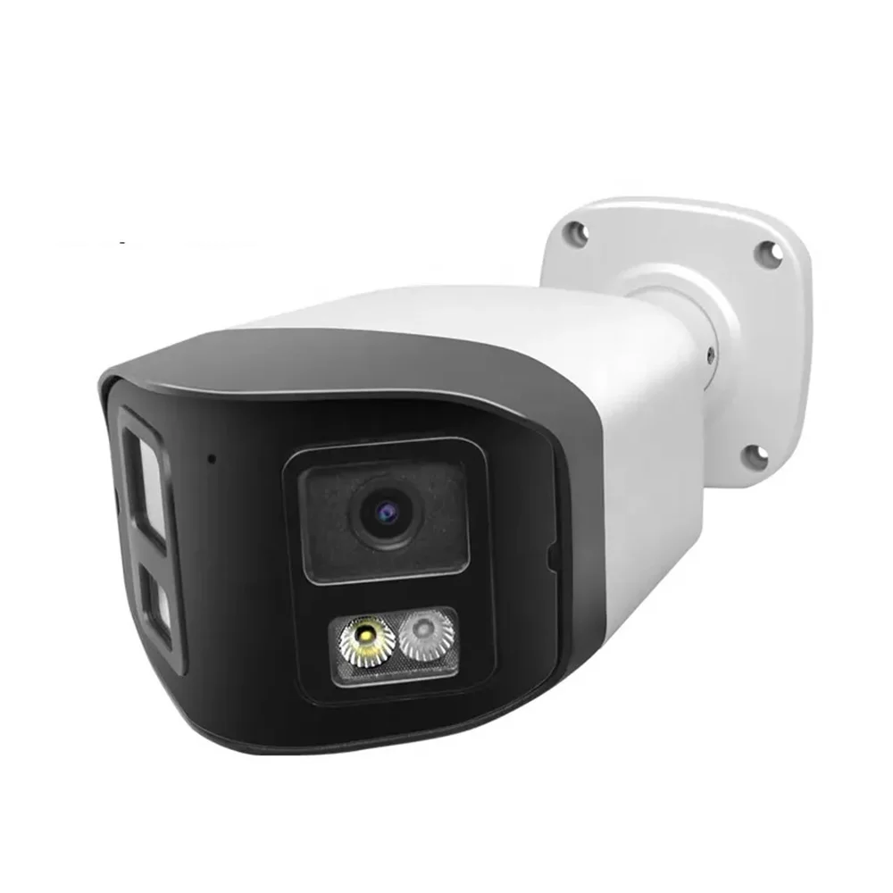 4k 8mp 180 Degree Ip66 Human Body Detection Dual Lens Dual Light Two ...