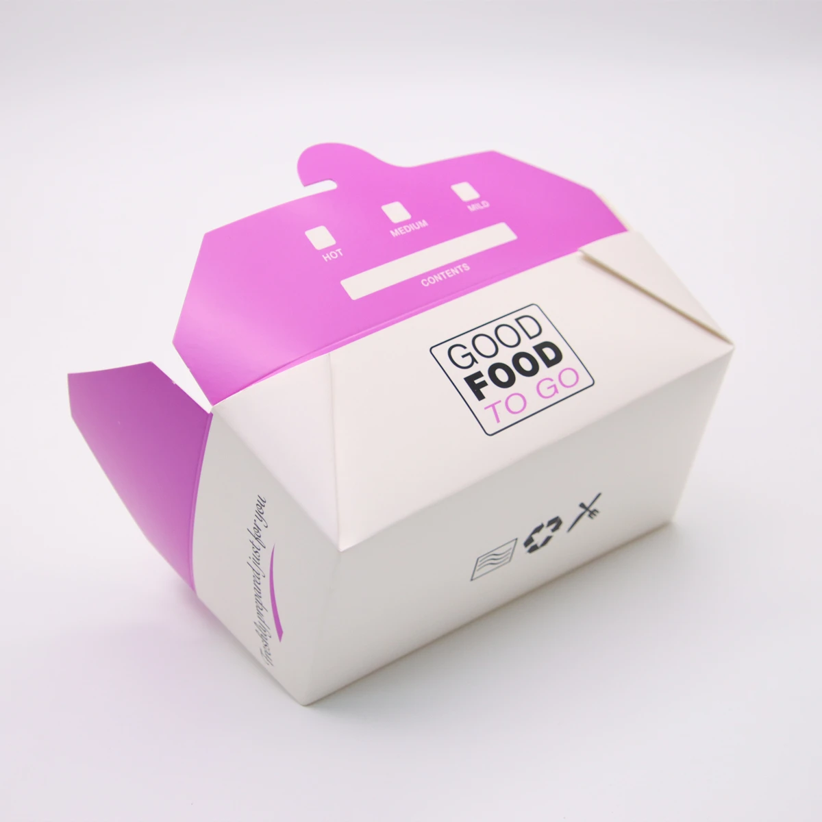 Custom Printed Fast Food Packaging Set Rigid Disposable Boxes For ...