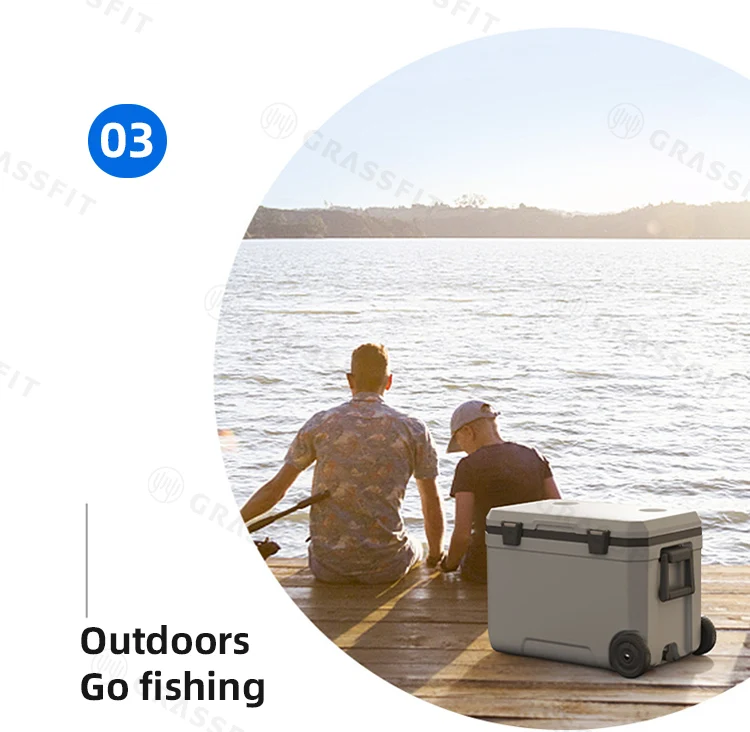 26l 28qt Pu Ice Cooler Box Leak Proof High Capacity Hard Cooler Outdoor ...