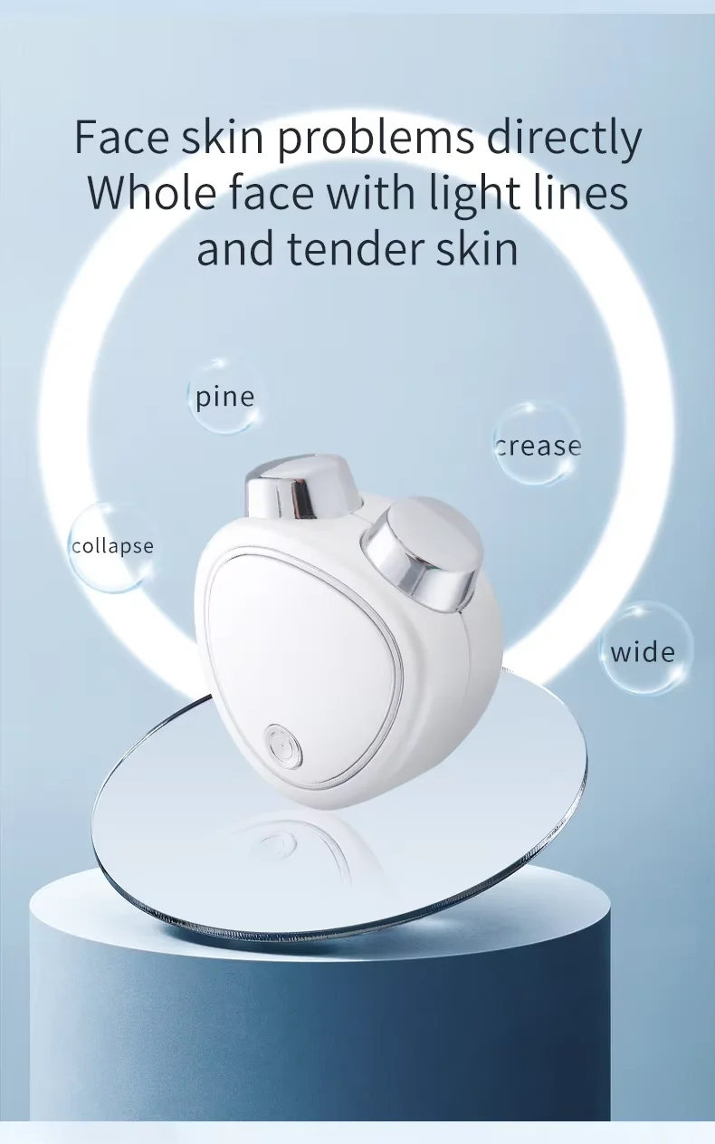 Portable Mini Electric Microcurrent Face Lift Machine ABS Microcurrent ...