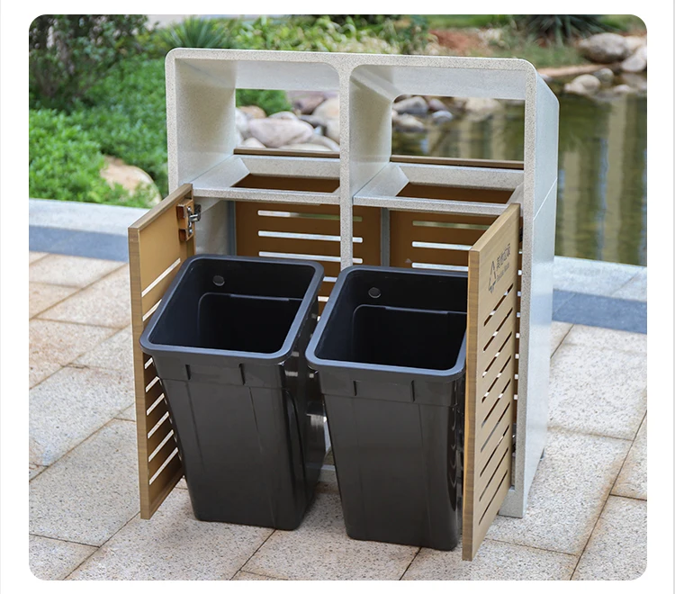 Durable Outdoor Trash Cans - Sustainable & Stylish Solutions