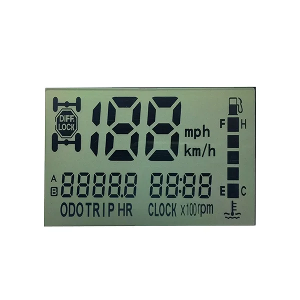 Custom 5v Lcd 7 Segment Speedometer Car Speed Meter Lcd Display Screen ...