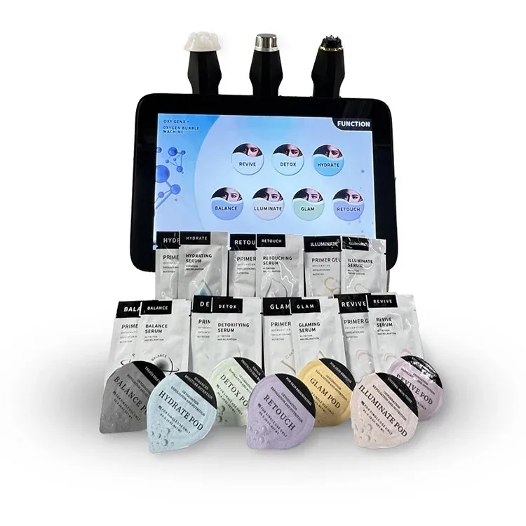 3 in 1 Co2 Oxygen Facial Machine Glo 2 Facial Skin Tighten Exfoliate ...