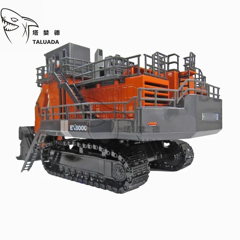 Taluada Hitachi Alloy 1:87 Scale Ex8000 Straight Shovel Excavator Model ...