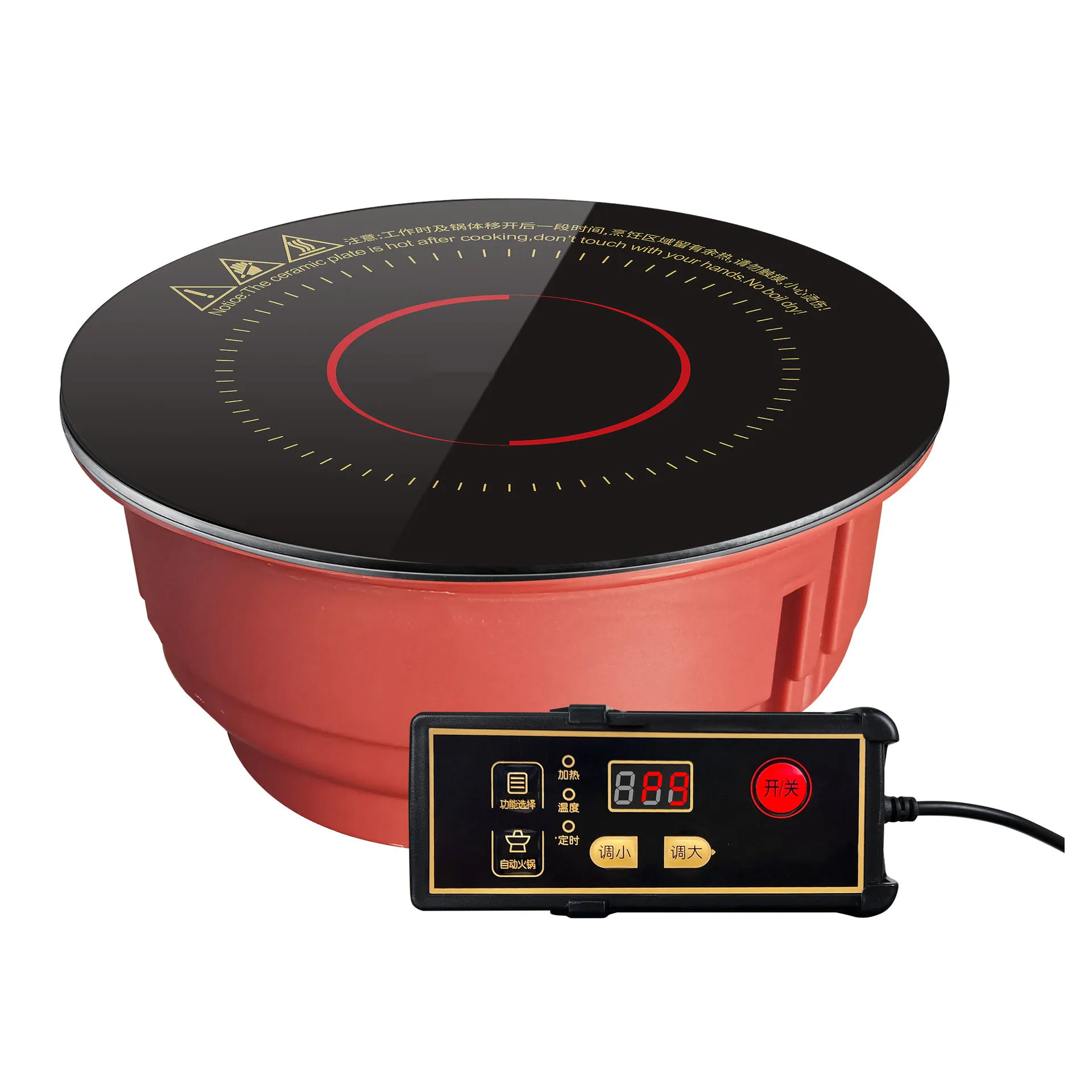 3000w Hotpot Cooker Commercial Induction Cooker With Hotpot Table For ...