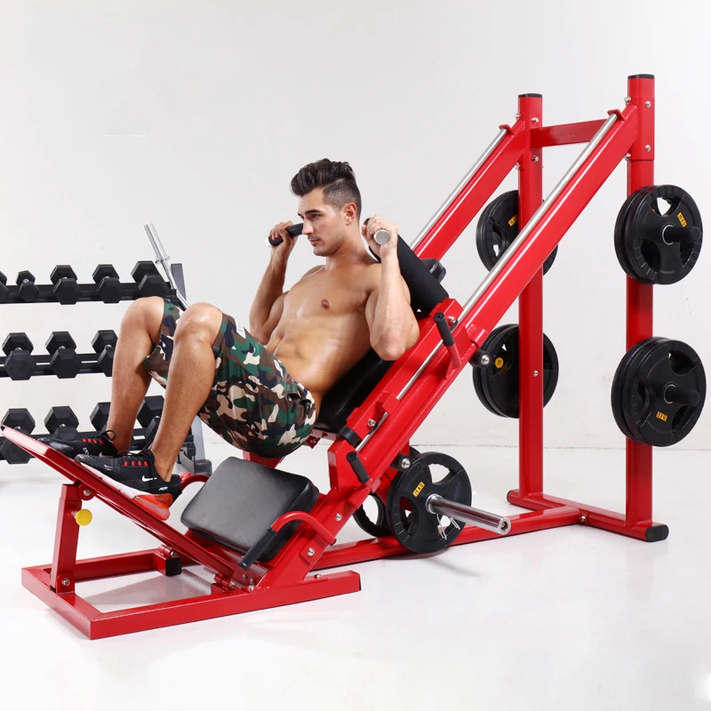 Commercial Home Gym 45-degree Push Back Machine Multi-function Strength ...